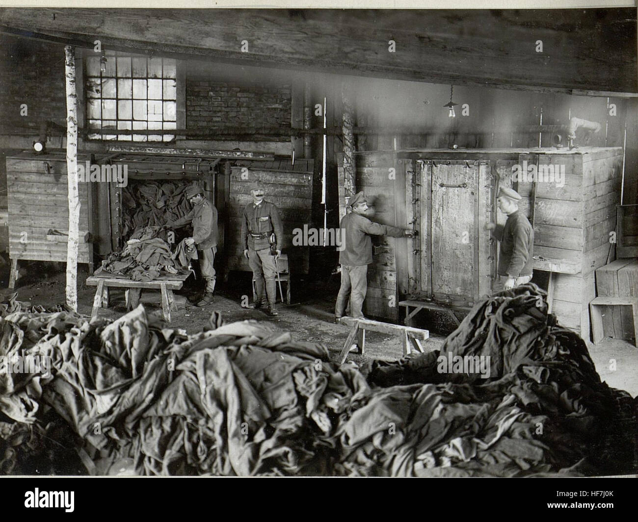 This image depicts infrastructure, factories, and military operations ...