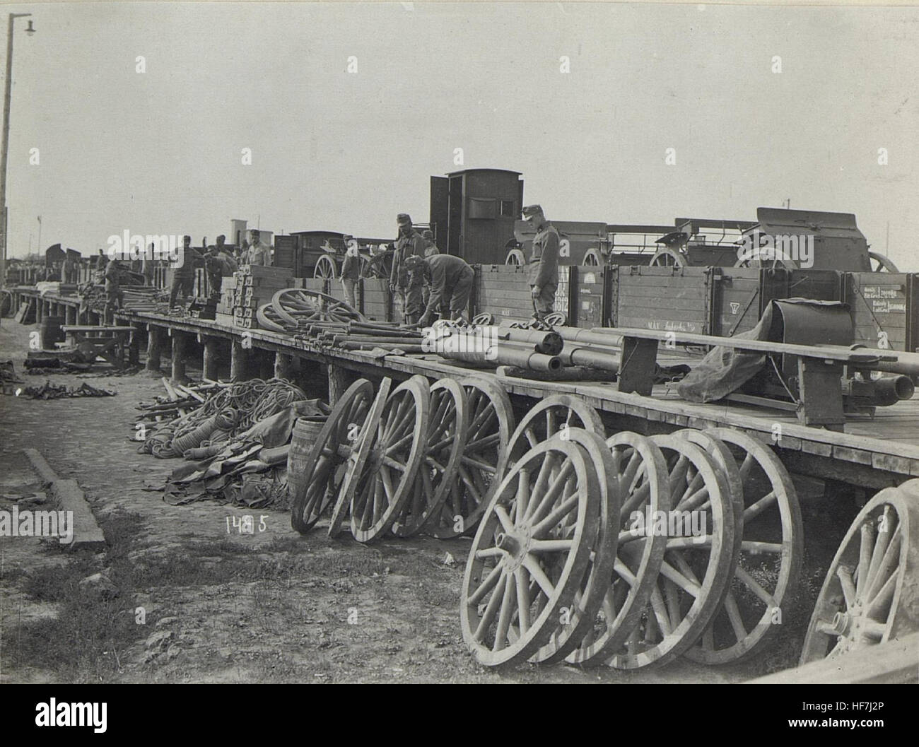 This image shows infrastructure and factories in the Russian theater ...