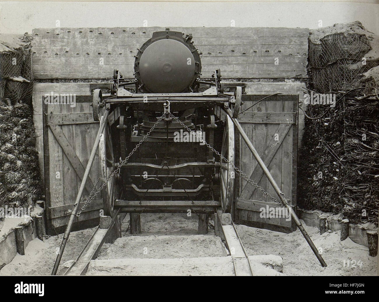 This historical photograph from the First World War depicts a German ...