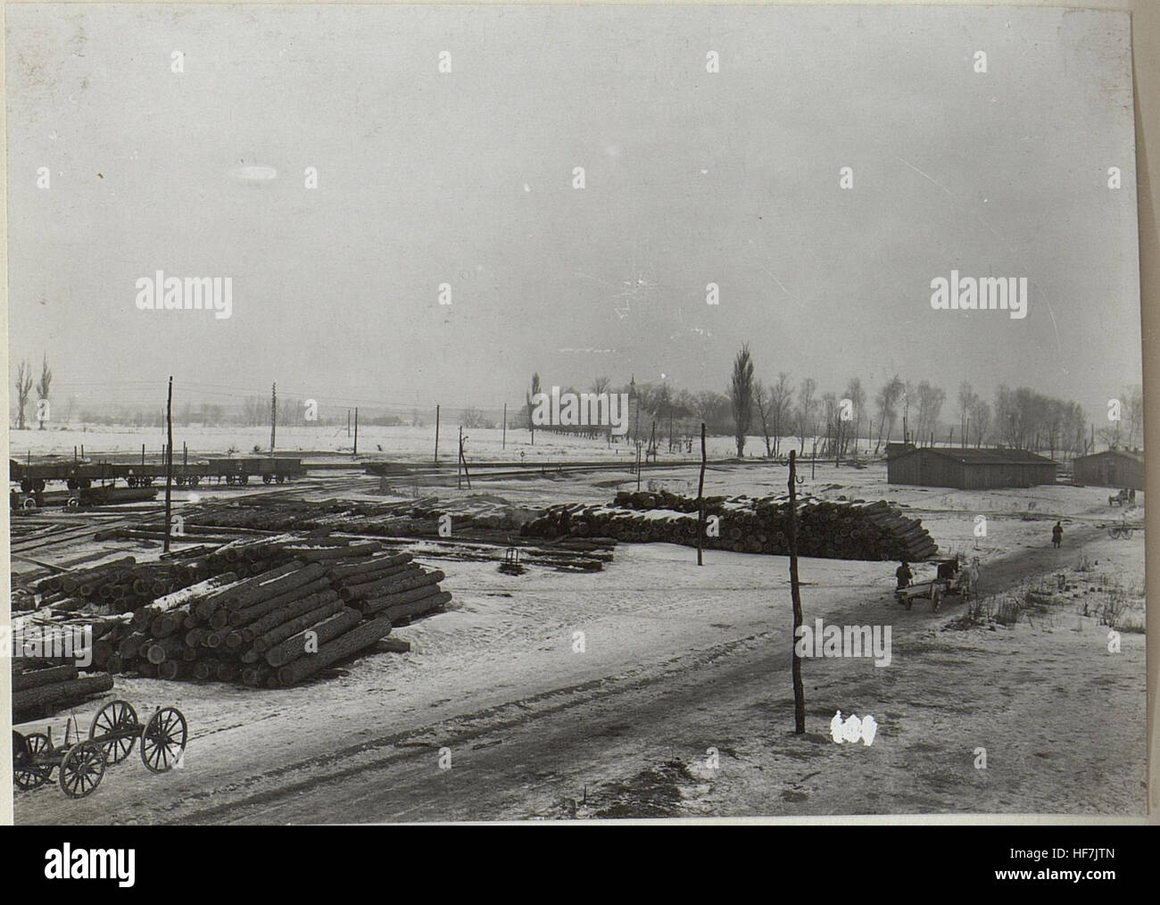 This image from the World War I period shows a strategic transportation ...