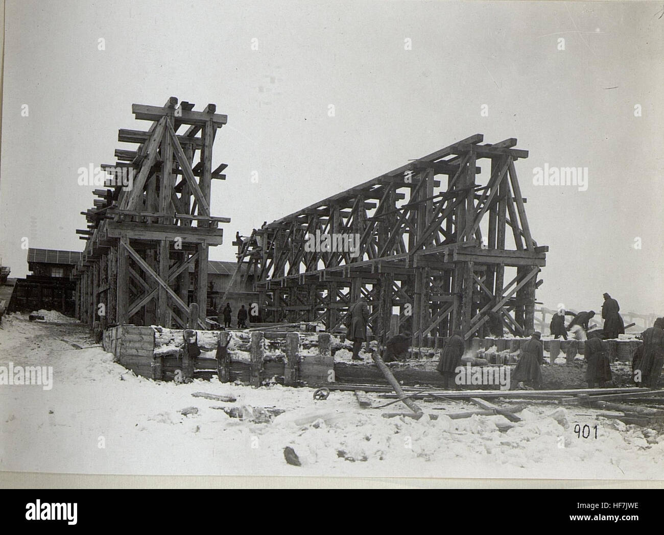 This photograph, part of the Europeana Collections, depicts dock and ...
