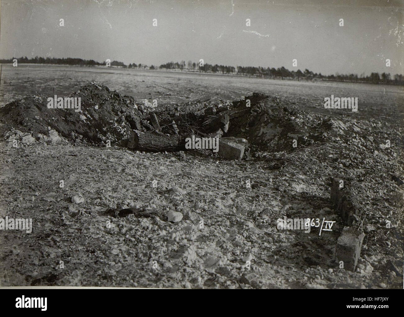 This historical image from the First World War shows a military ...