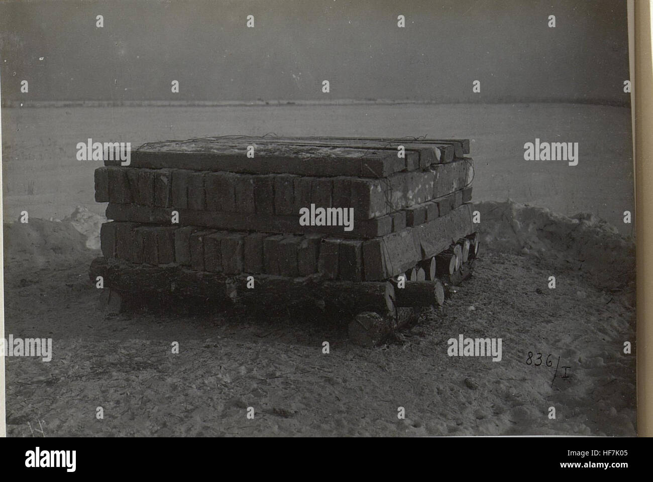 The image captures explosive tests conducted on the Russian battlefield ...