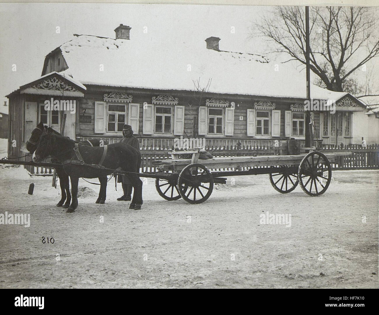 This historical photograph from World War I shows a boat and transport ...
