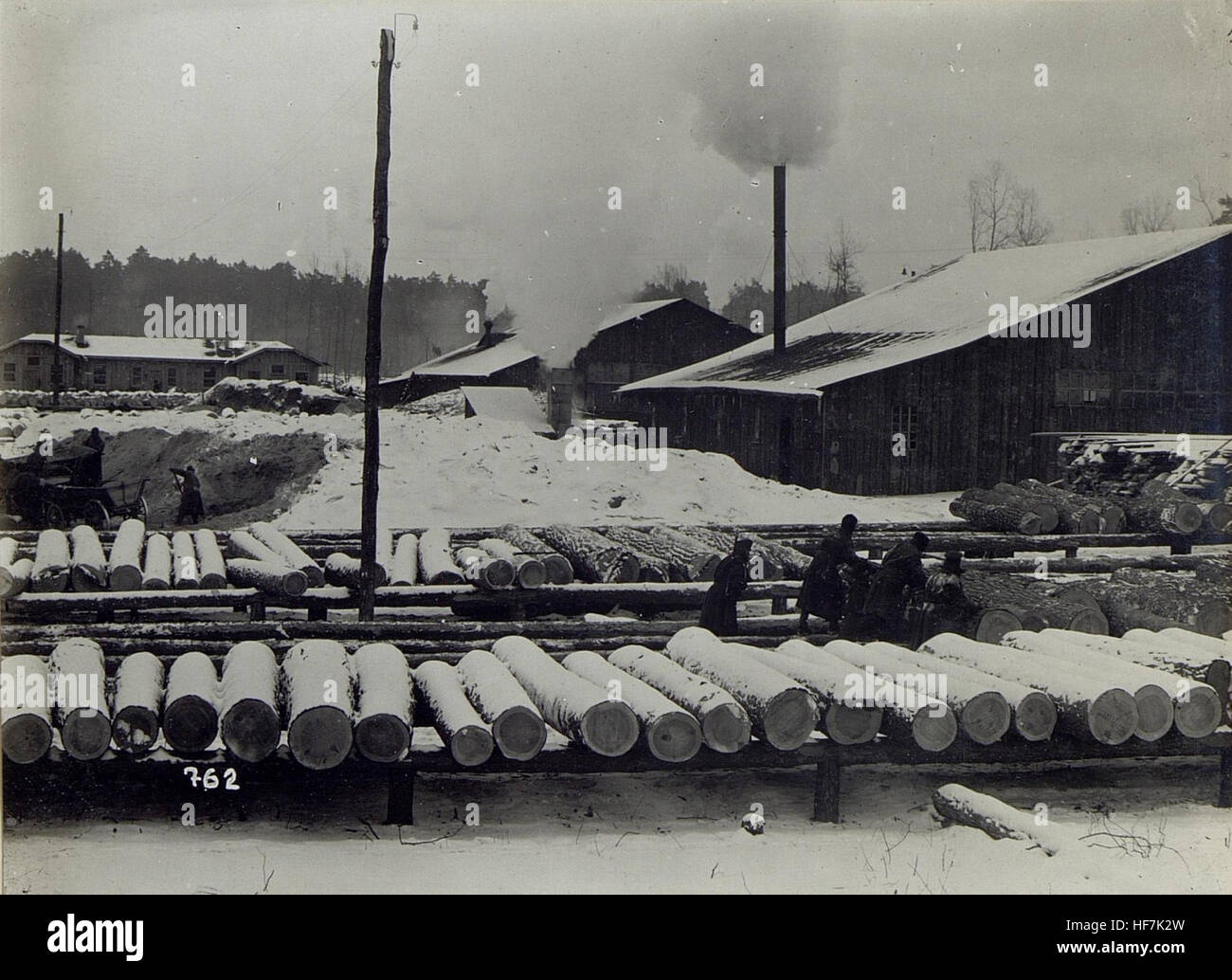 A historical representation of woodworking in the winter months of ...