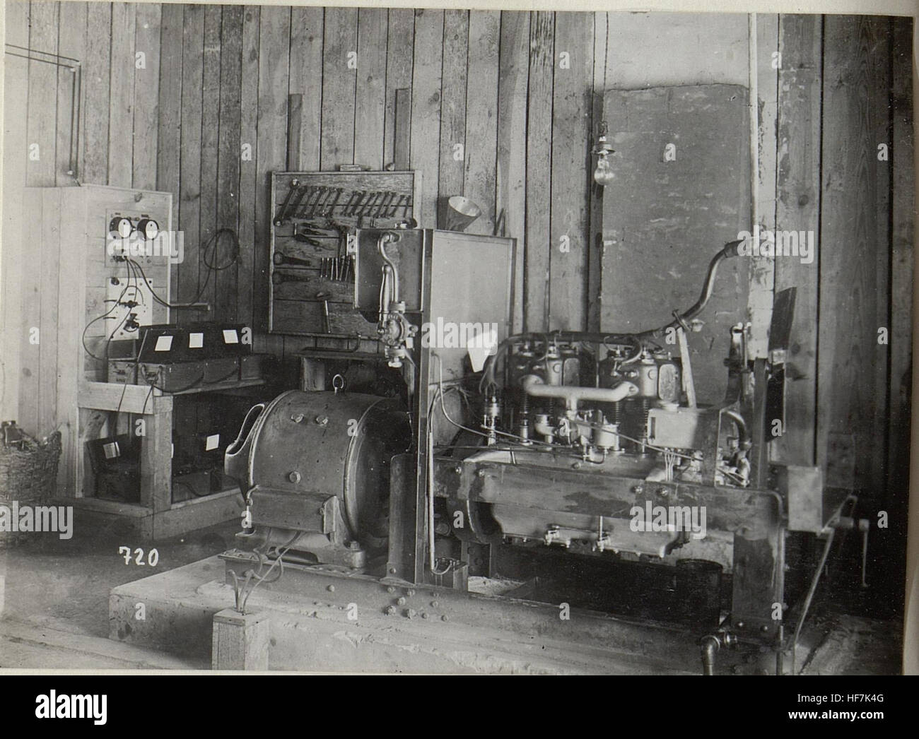 This image shows engines used for energy production or driving ...