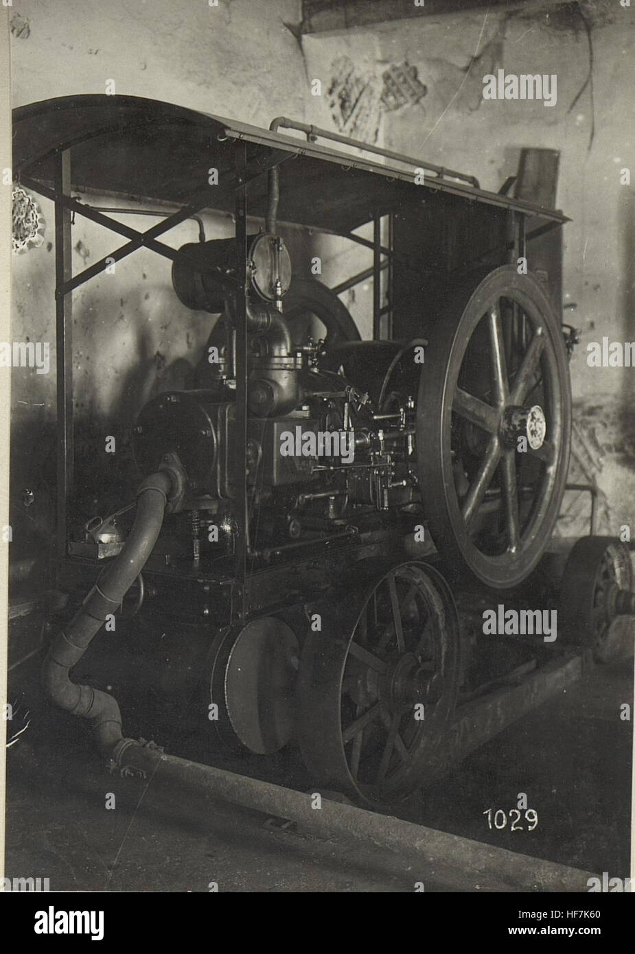 This image depicts engines used for energy generation or powering ...
