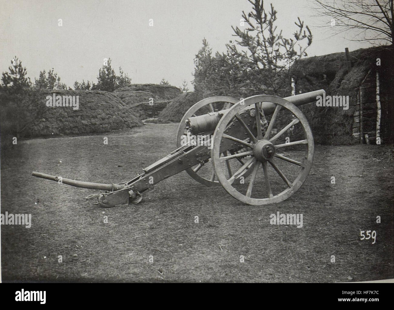 A historical image from the Kriegsalbum series, showing a World War I ...