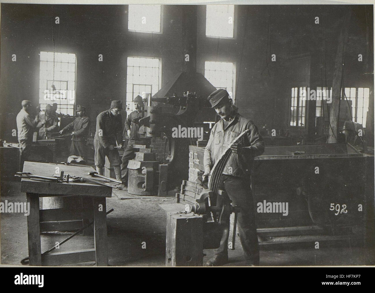 This historical image from World War I, part of the Europeana ...