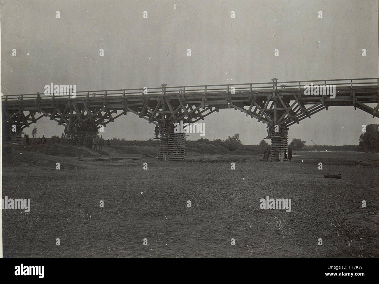 The 'EtappenbrÃ¼cke' (Step Bridge) painting from the First World War ...