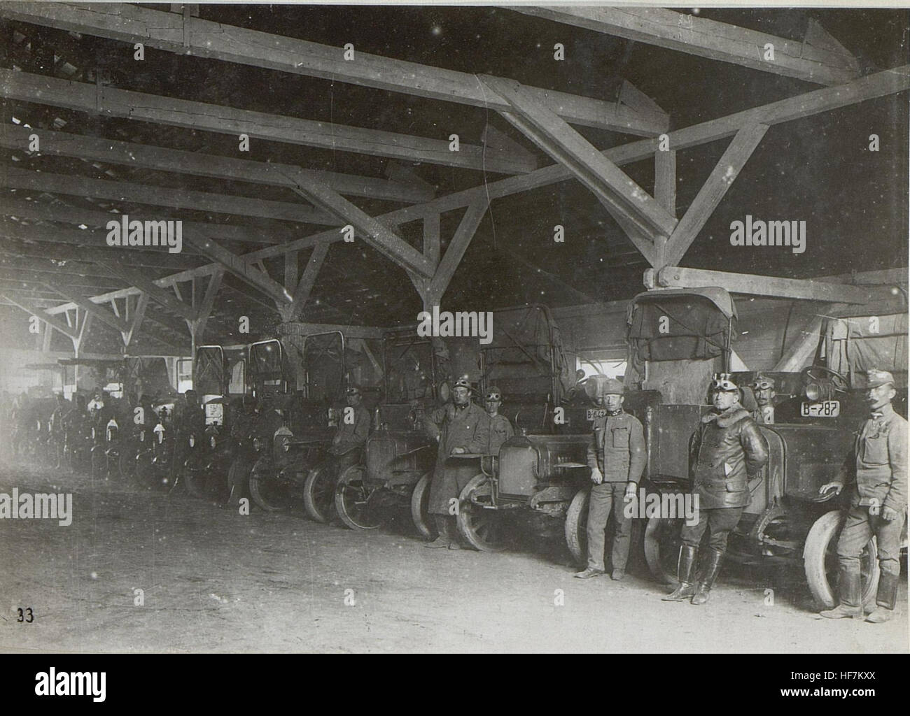 This image from the First World War shows a German military column ...