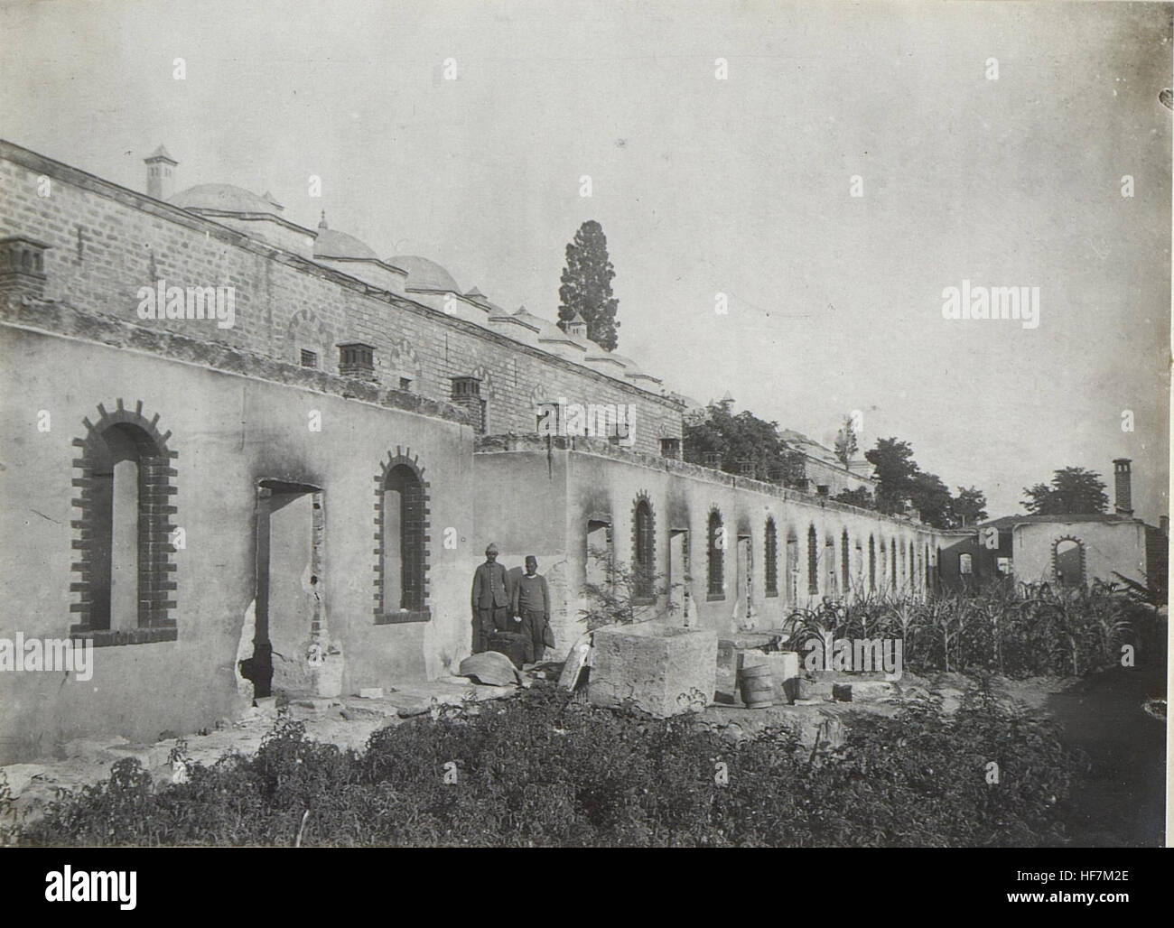 This photograph from the Europeana Collections depicts the ruins of ...