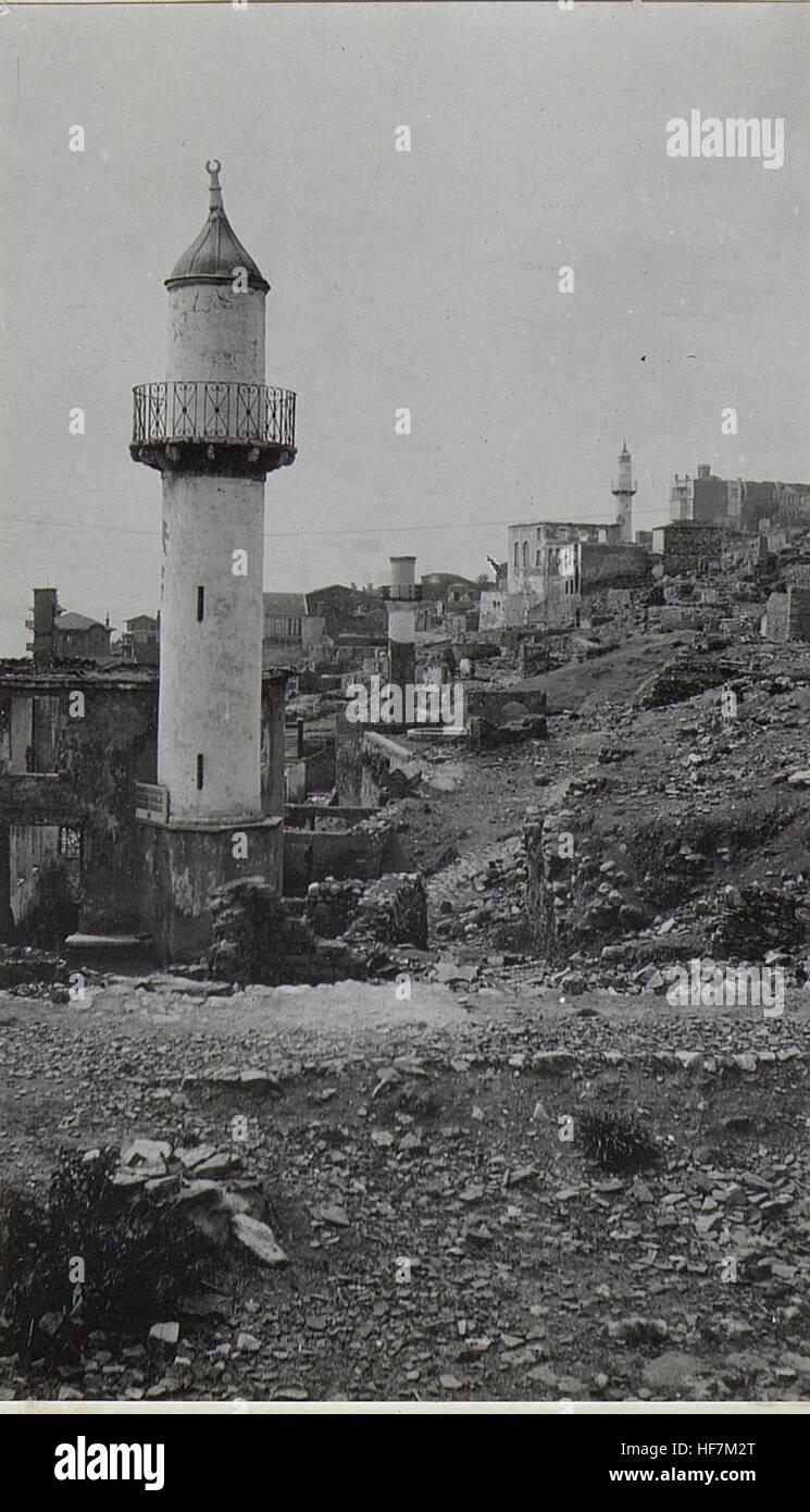A photographic depiction of the ruins of Stambul (Istanbul) during ...