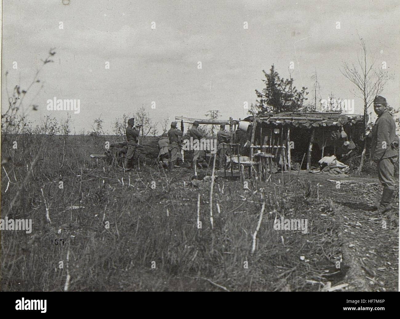 This image depicts the Blockhaus der Feldwache, a type of military ...