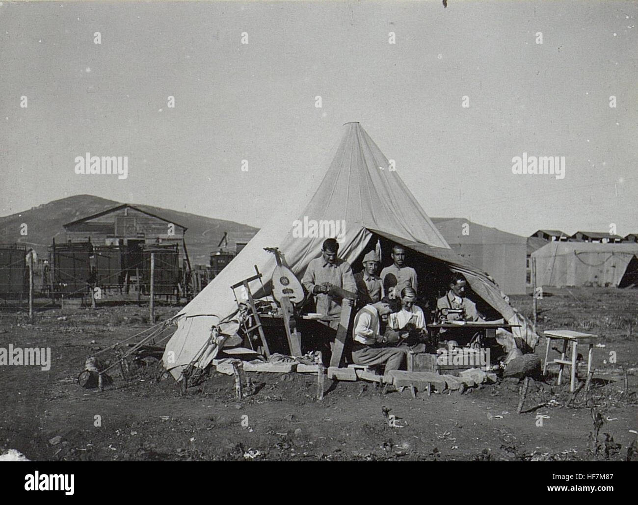 This image depicts the *Instruktions-Detachement* of the Kaiser's ...