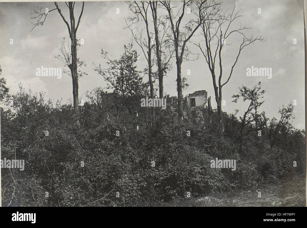 This image from the European archives depicts Villa Jakur, Motte, a ...