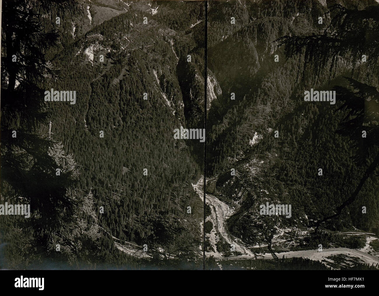 This World War I photograph from July 15, 1917, captures a view from ...