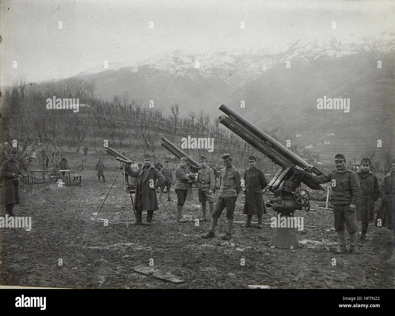 ‘Abwehrbatterie Combai’ refers to a German World War I military defense ...