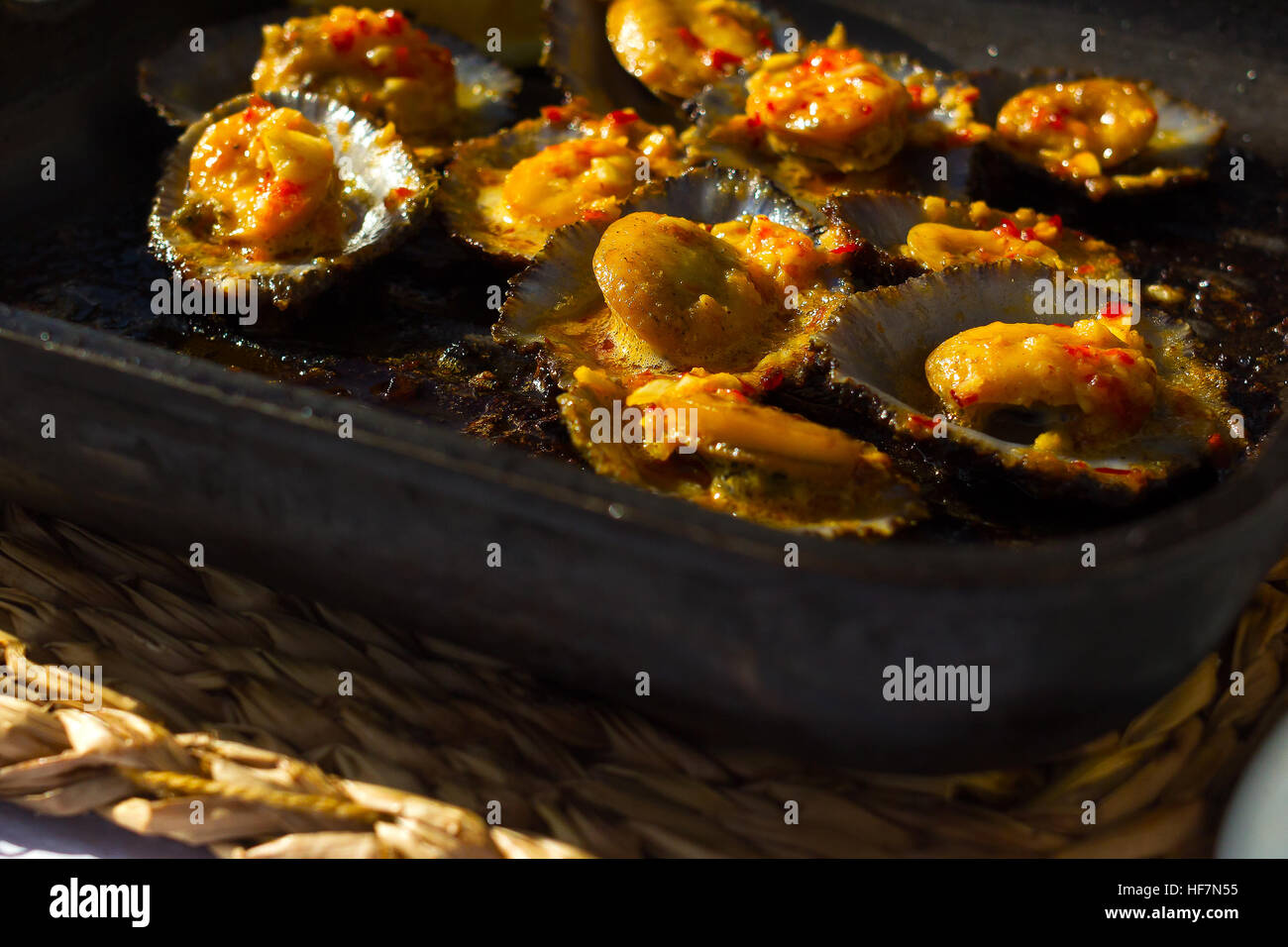 Lapas – appetizer served on islands of Azores archipelago, Portugal ...