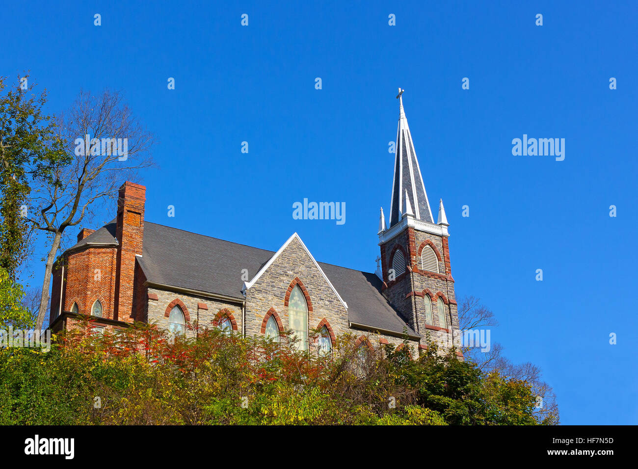 St. Peter's Roman Catholic Church in Harpers Ferry, West Virginia, USA ...