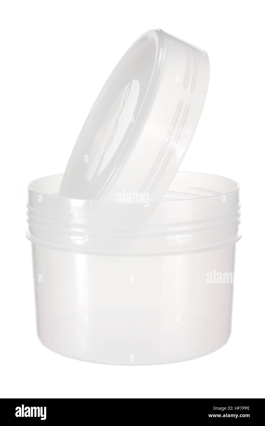 Round plastic jar hi-res stock photography and images - Alamy