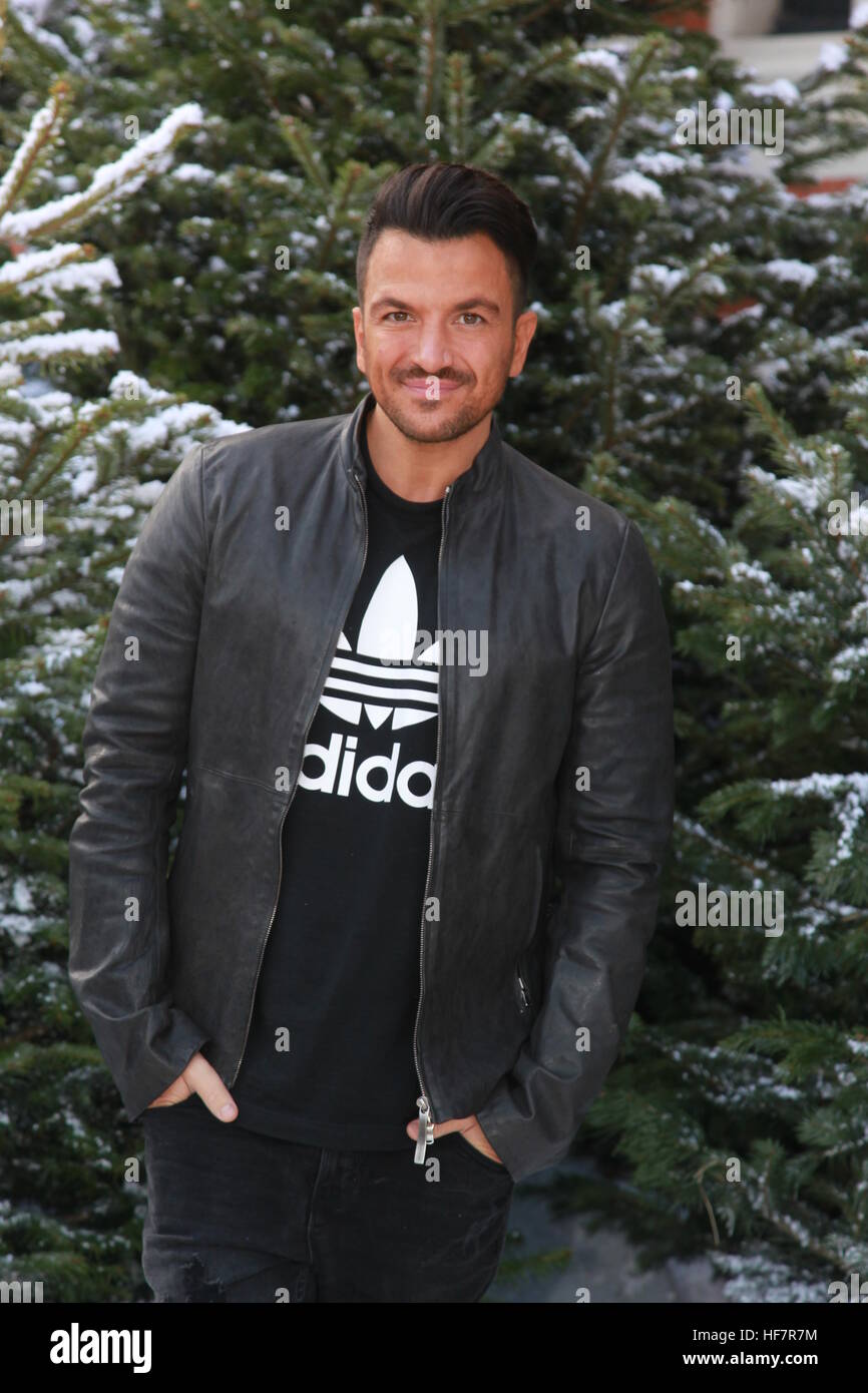 Peter Andre who became a father this week to a baby boy, attends the ...
