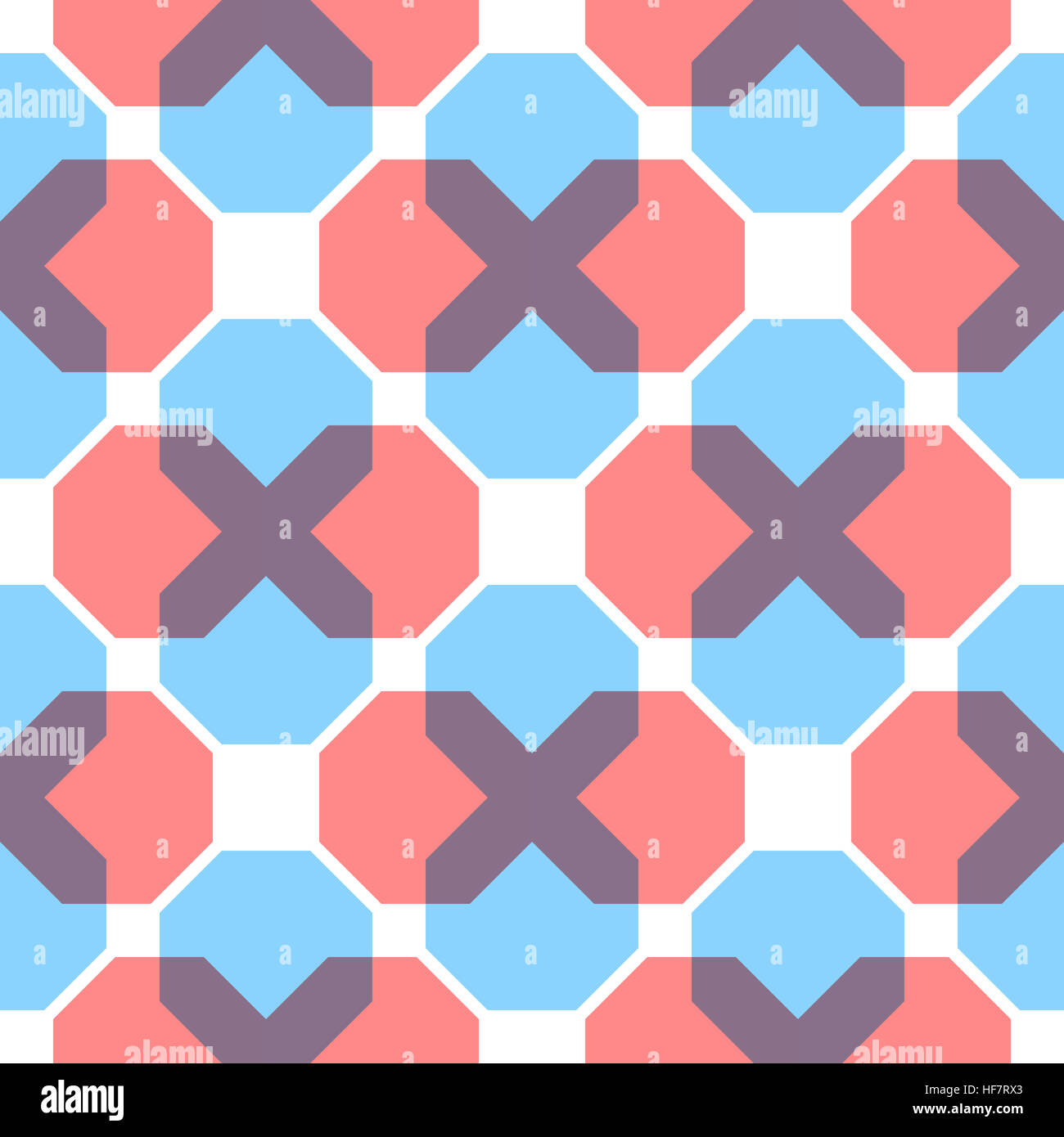 Seamless pattern. Modern stylish texture. Red and blue geometric ...