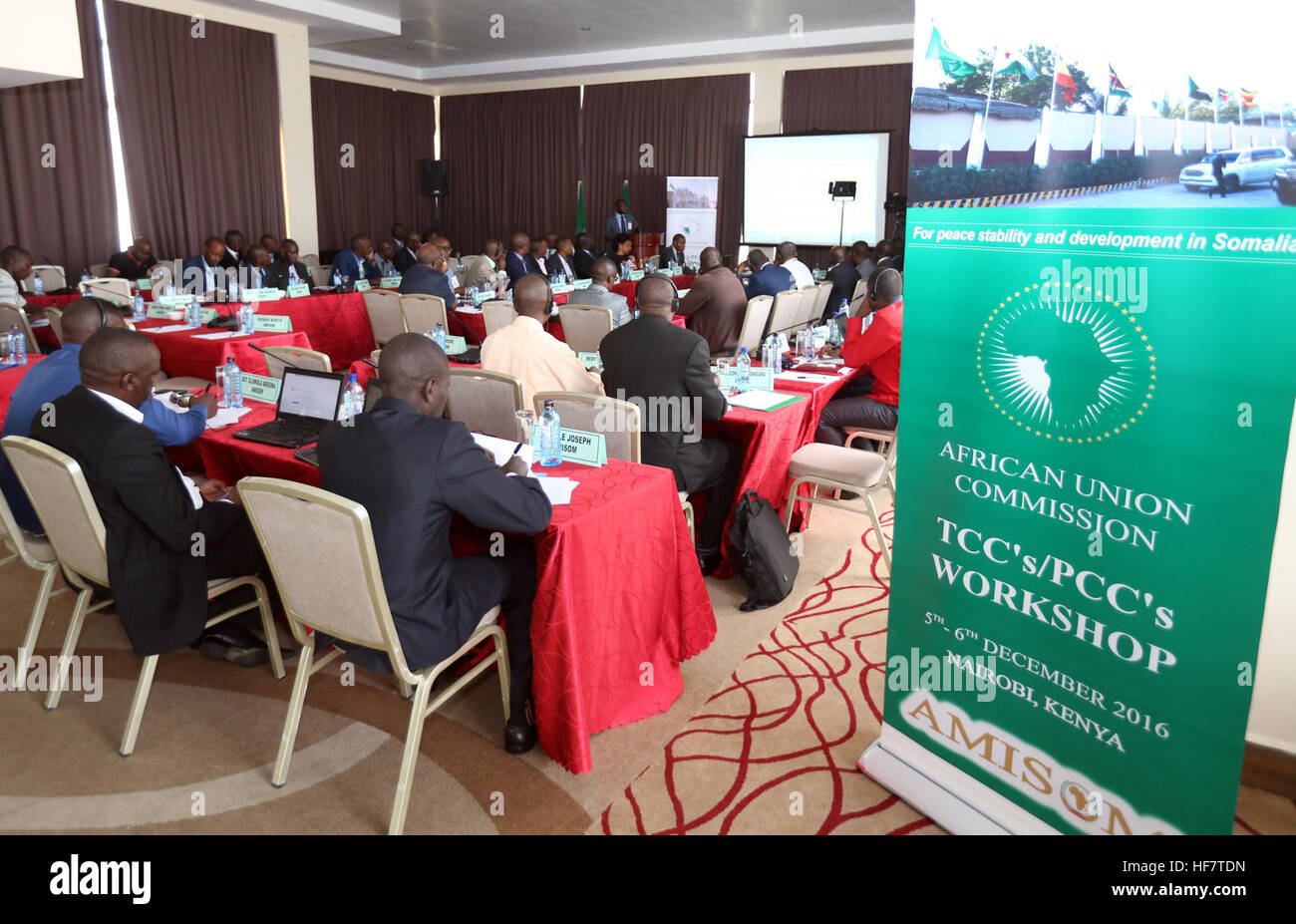 Participants at a financial management workshop for AMISOM Troop and ...