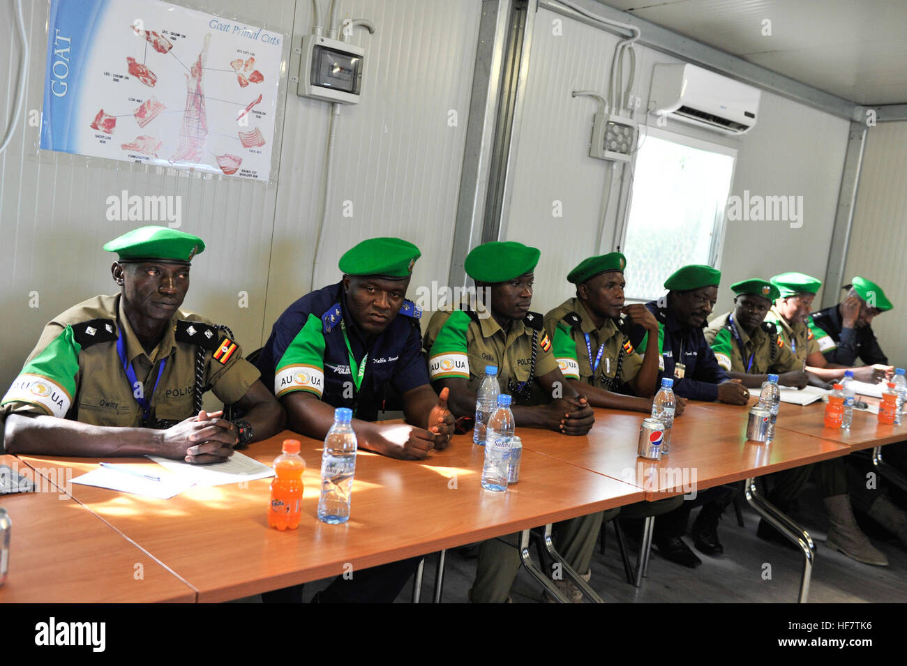 Newly deployed Individual Police Officers (IPOs) attend a ceremony to ...