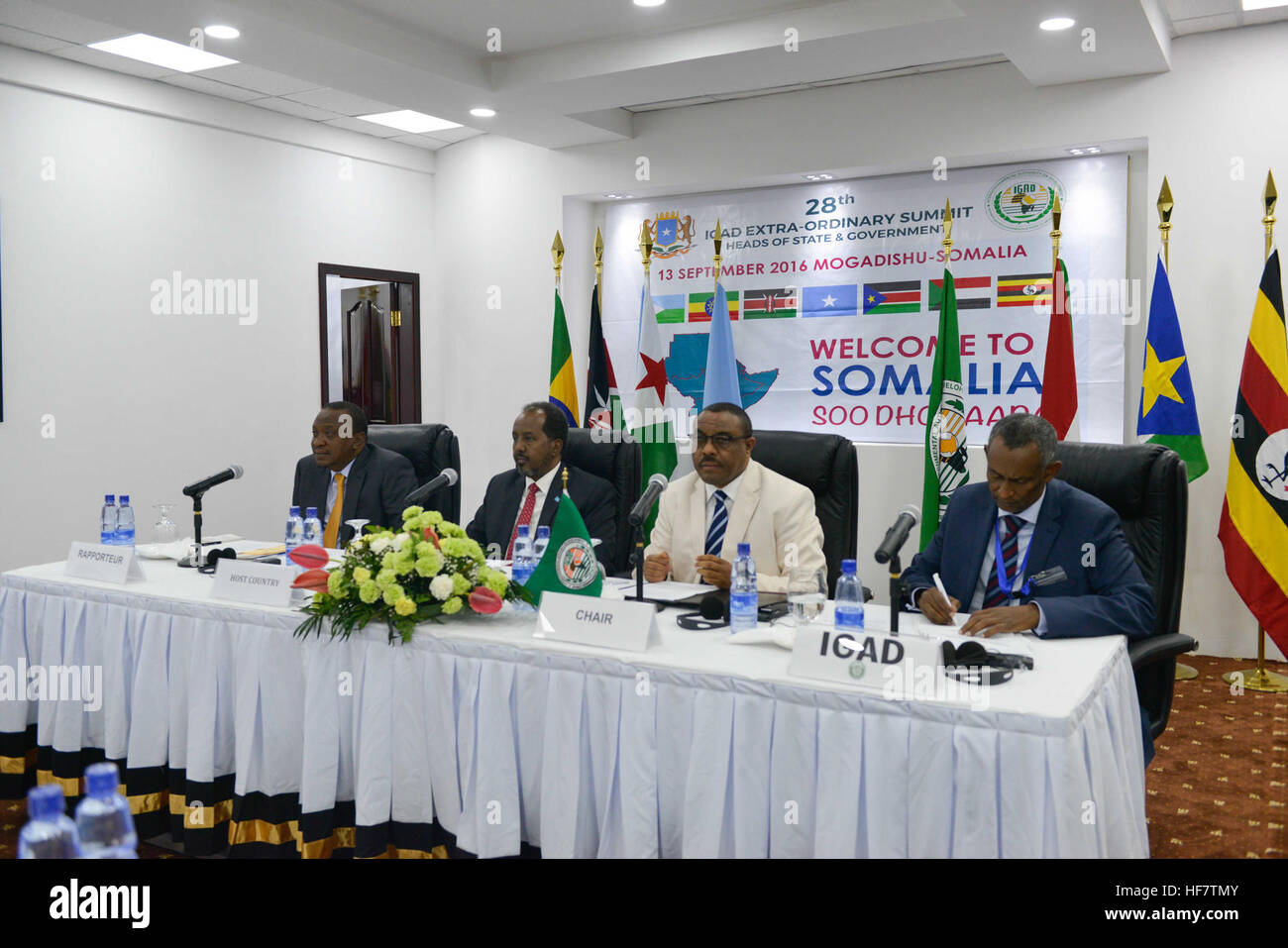 President Uhuru Kenyatta, President Hassan Sheikh Mohamud, Ethiopian ...