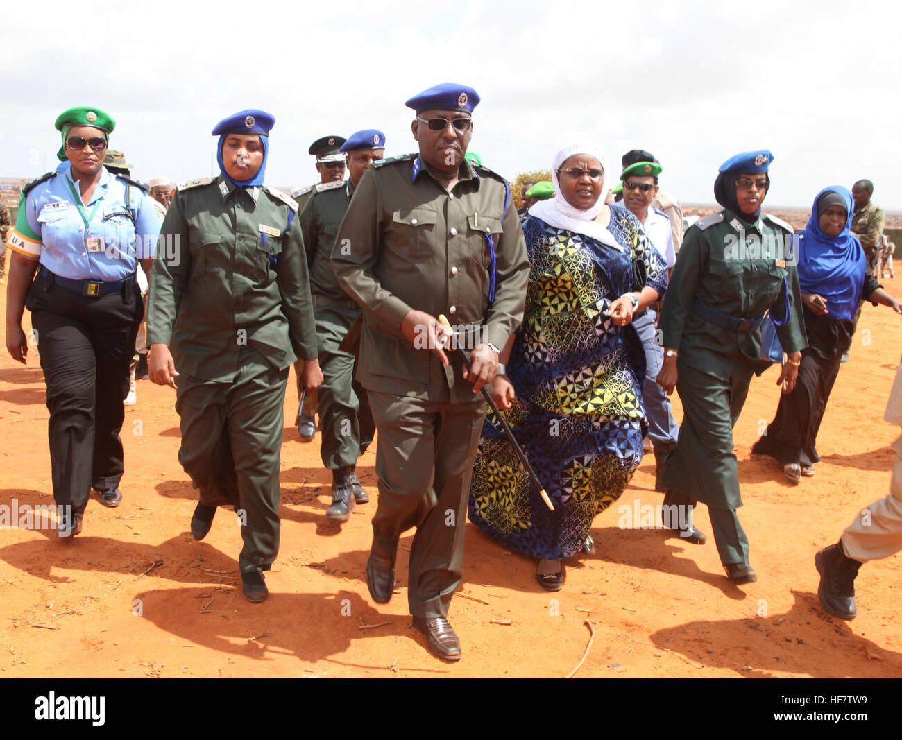 Lydia Wanyoto, DSRCC for Somalia, and Somali Police Commissioner Maj ...