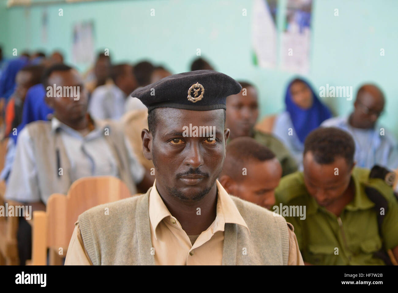 On October 17, 2016, Somali police officers attended a ceremony marking ...
