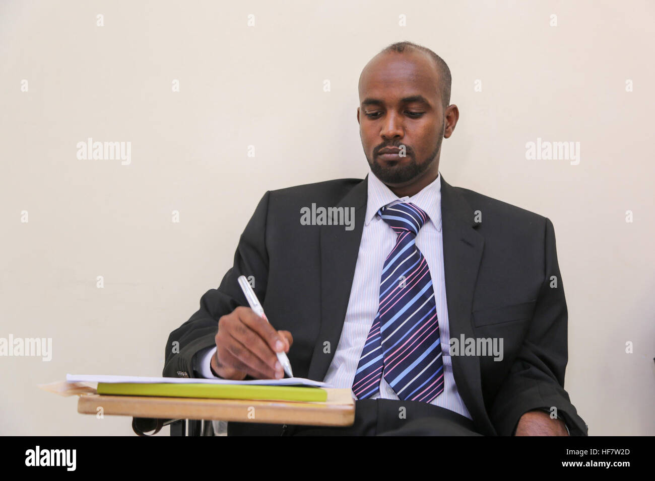 Jabir Mohamud Abdulle, MP-elect from Puntland, participates in the ...