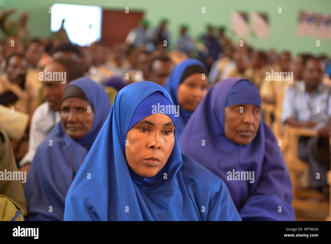 On October 17, 2016, Somali police officers attended a ceremony at the ...