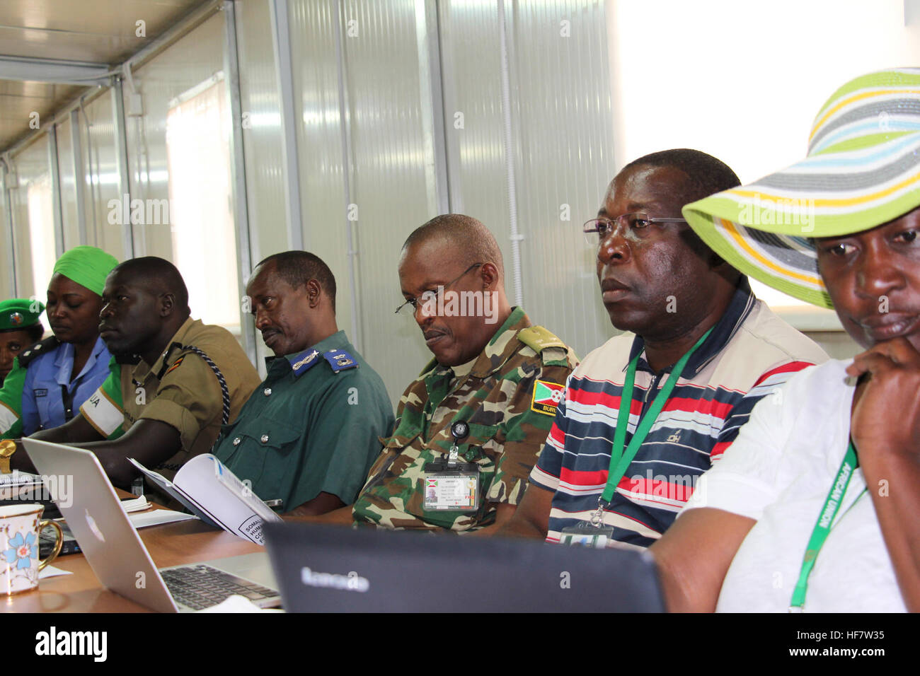 AMISOM officials attend a Civil-Military Coordination workshop training ...