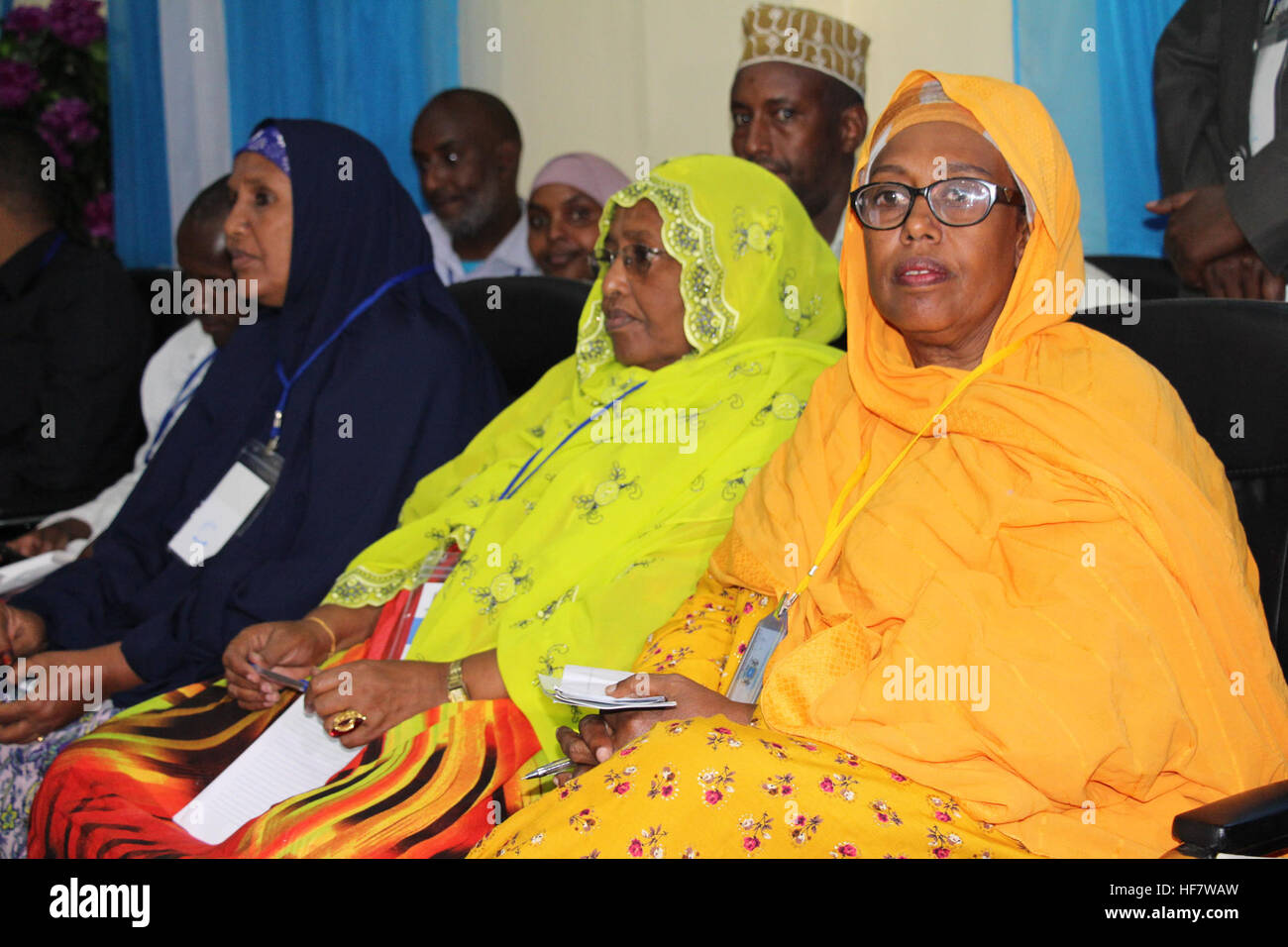 National observers observe the vote counting process during the ...