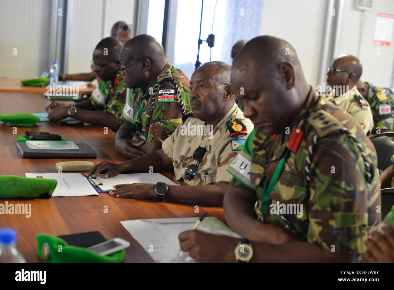 On August 22, 2016, AMISOM Sector Commanders and senior officers ...