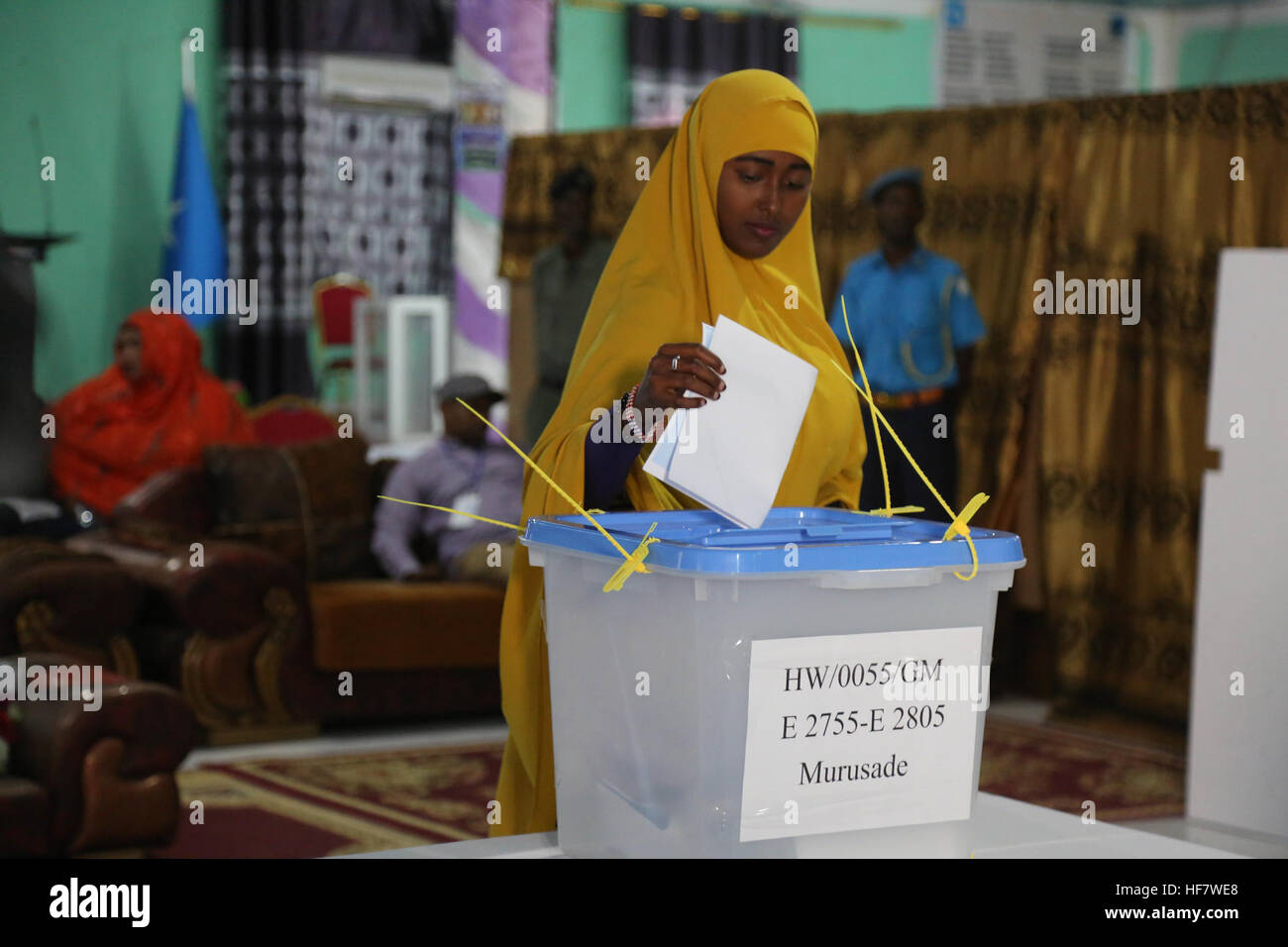 A delegate votes during the electoral process to choose members of the ...