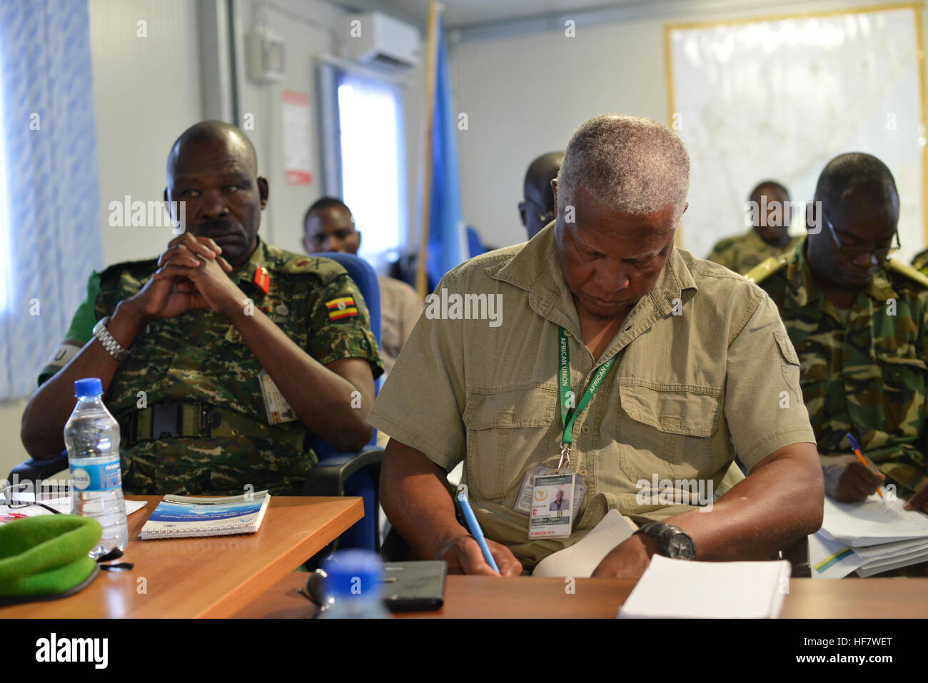On August 22, 2016, AMISOM Sector Commanders and senior officers ...