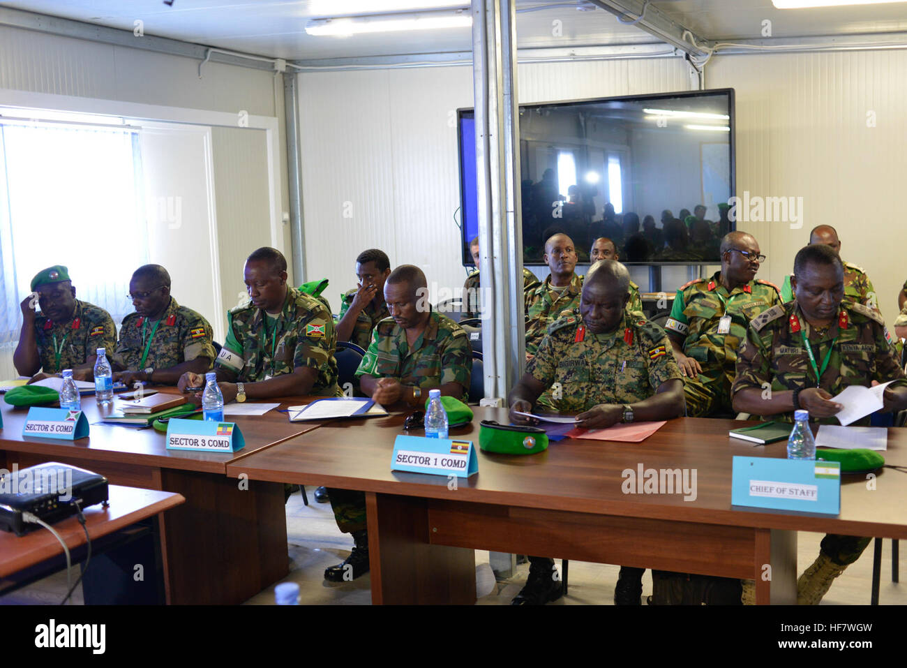 On November 21, 2016, senior officers of AMISOM attended the Sector ...