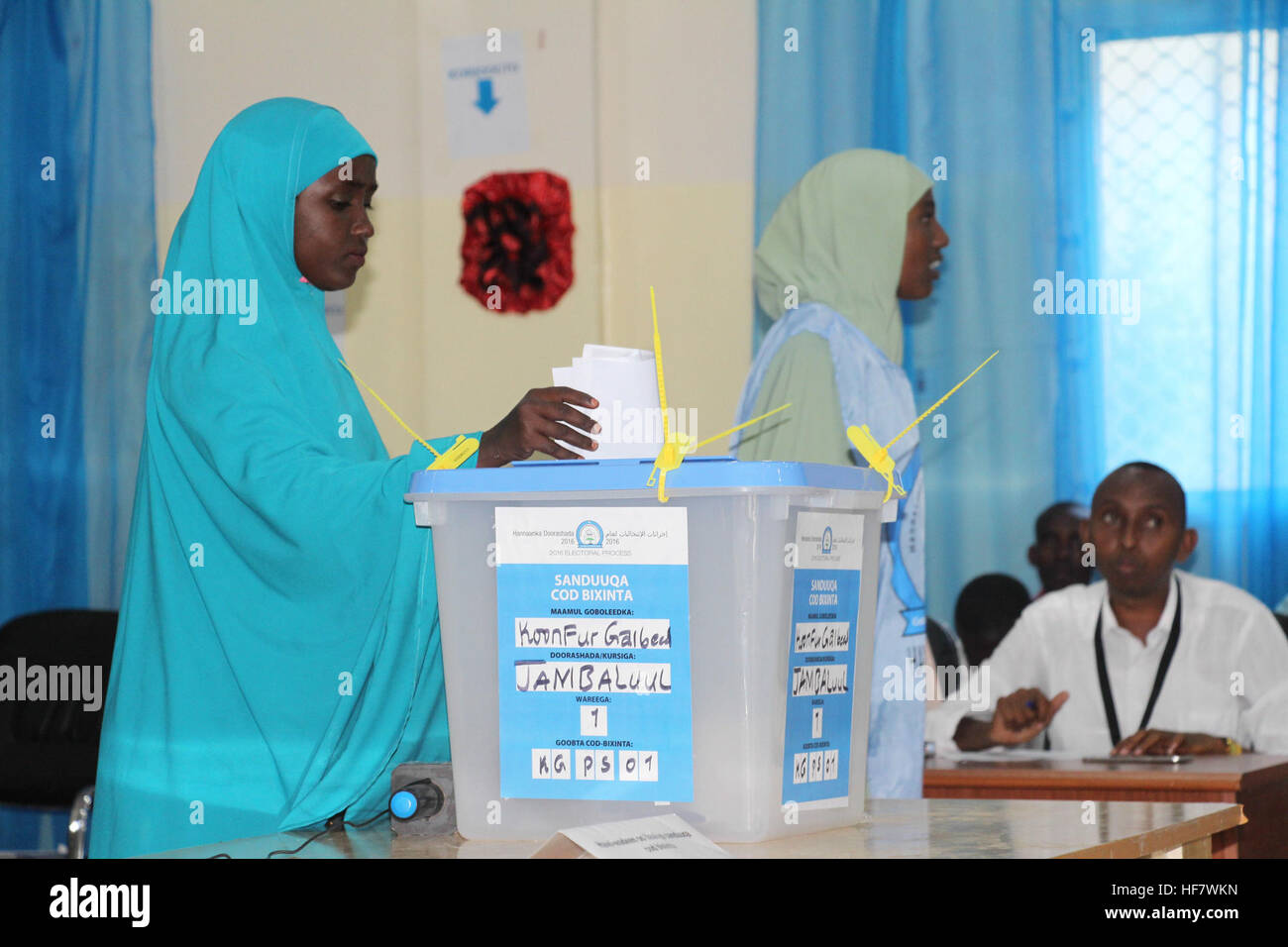 A delegate casts her vote during the electoral process for the Lower ...