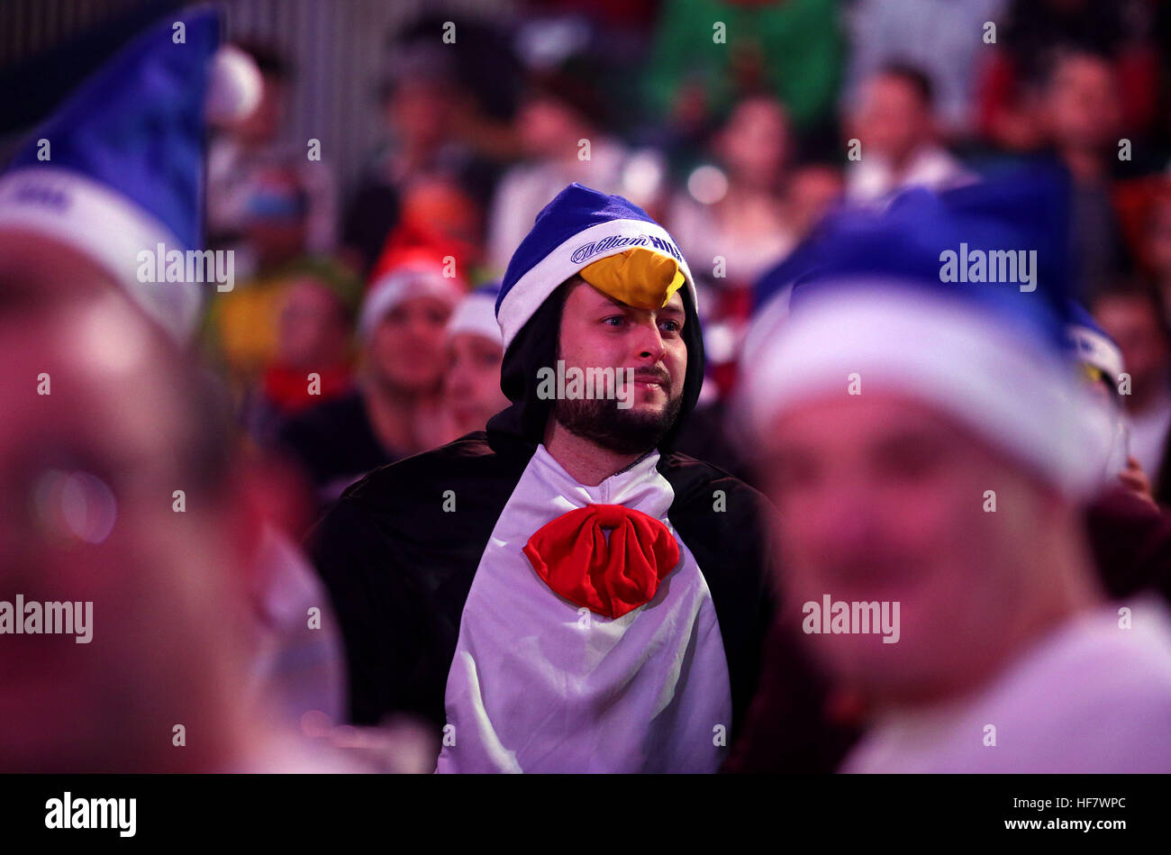 Darts fans in fancy dress during day ten of the William Hill World ...