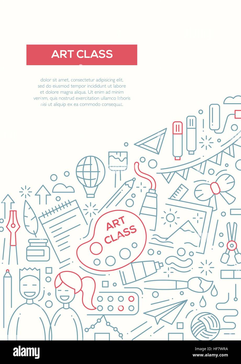 Poster presentation student Stock Vector Images - Alamy