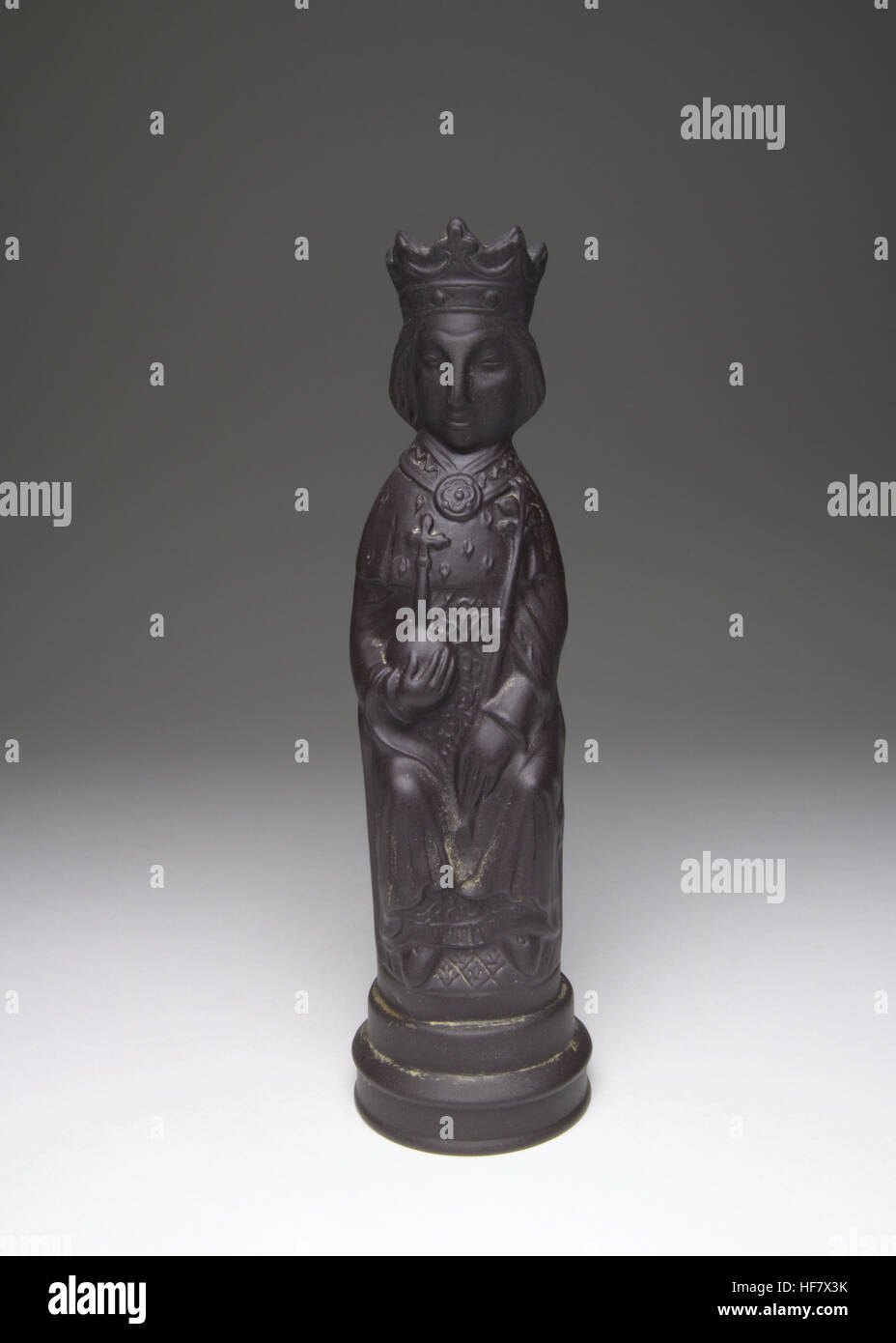 Vintage Wedgwood basalt king chess piece designed by Arnold Machin ...