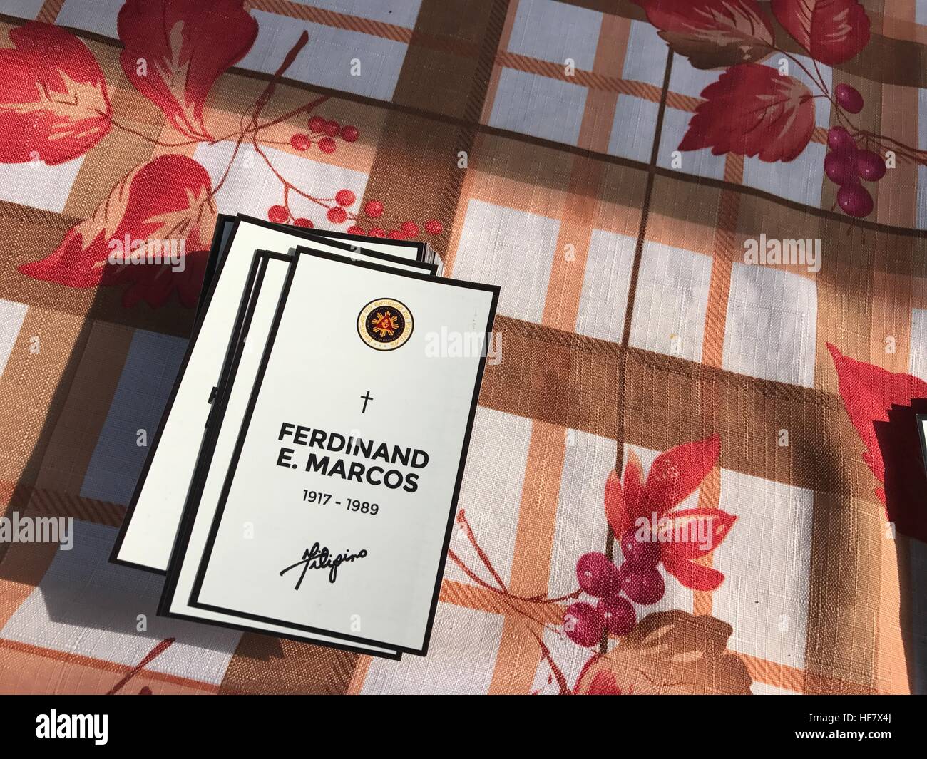 Hundreds of loyalist of the late President Ferdinand E. Marcos flocked ...