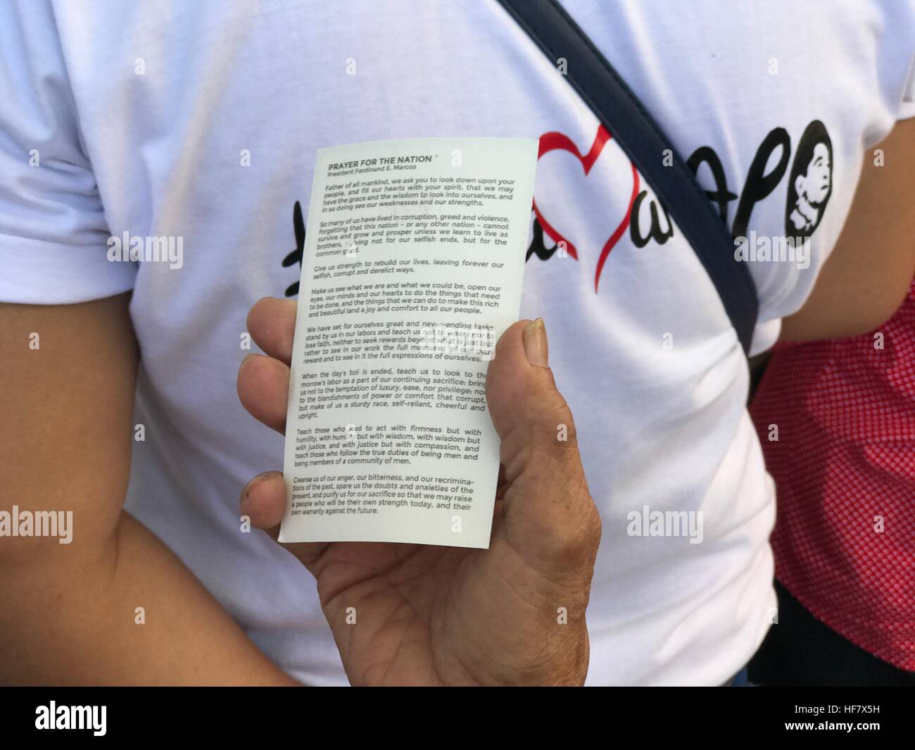 Hundreds of loyalist of the late President Ferdinand E. Marcos flocked ...