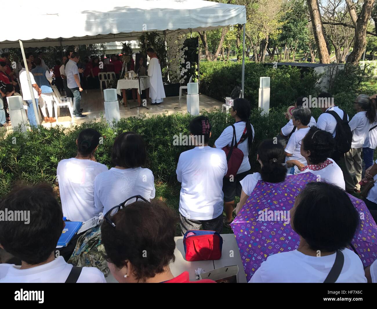 Hundreds of loyalist of the late President Ferdinand E. Marcos flocked ...