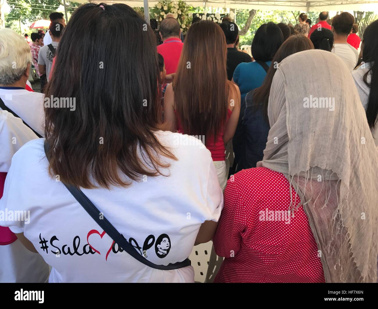 Hundreds of loyalist of the late President Ferdinand E. Marcos flocked ...