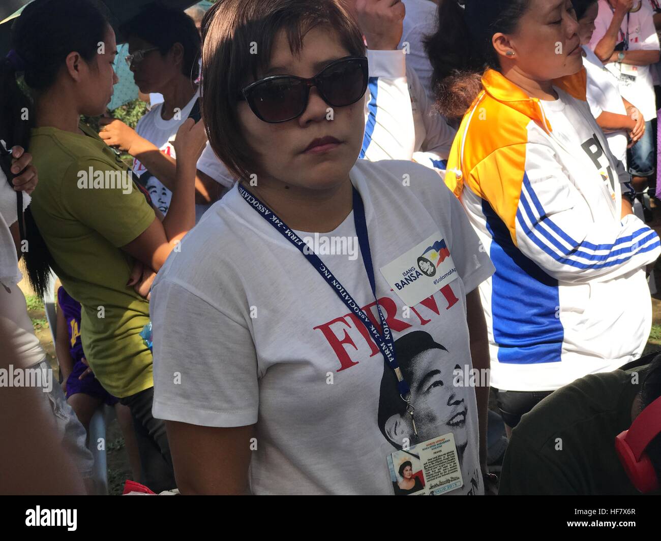 Hundreds of loyalist of the late President Ferdinand E. Marcos flocked ...