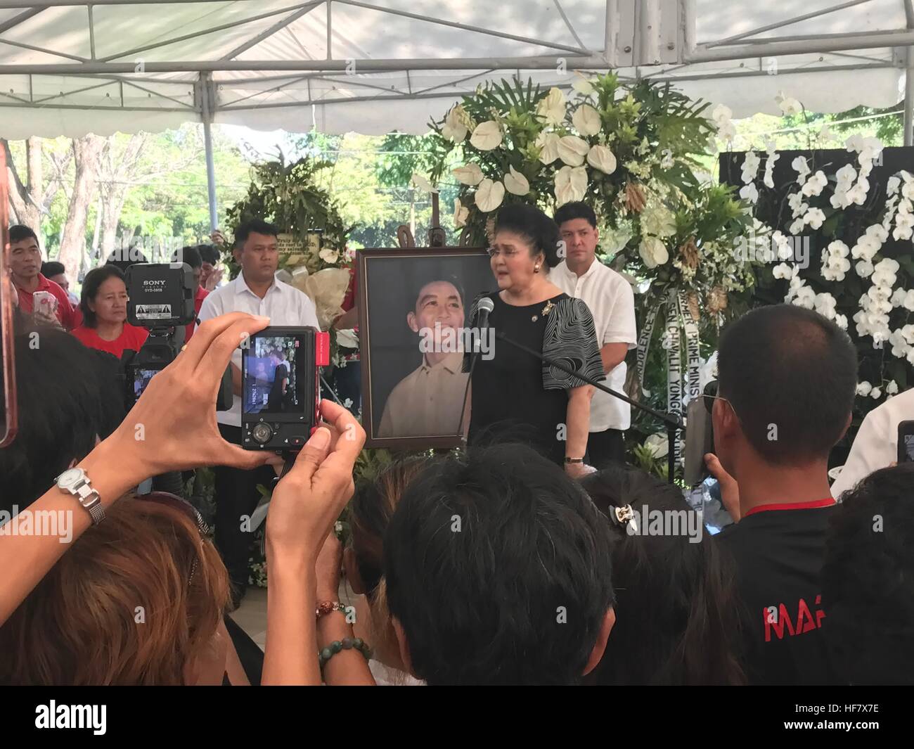 Hundreds of loyalist of the late President Ferdinand E. Marcos flocked ...